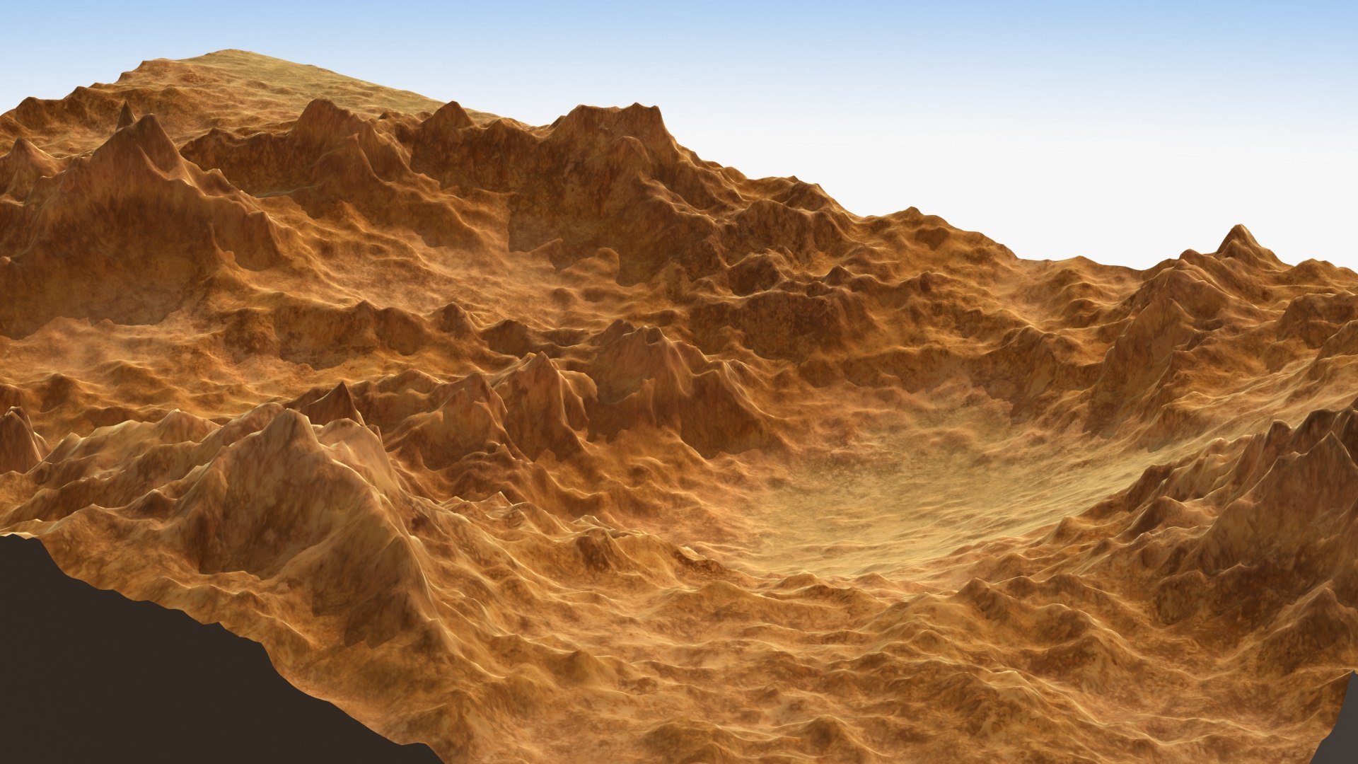 3D Model Cartoon Terrain 02 - TurboSquid 1605931