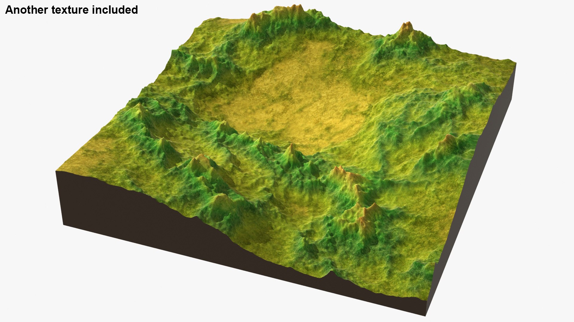 3D Model Cartoon Terrain 02 - TurboSquid 1605931
