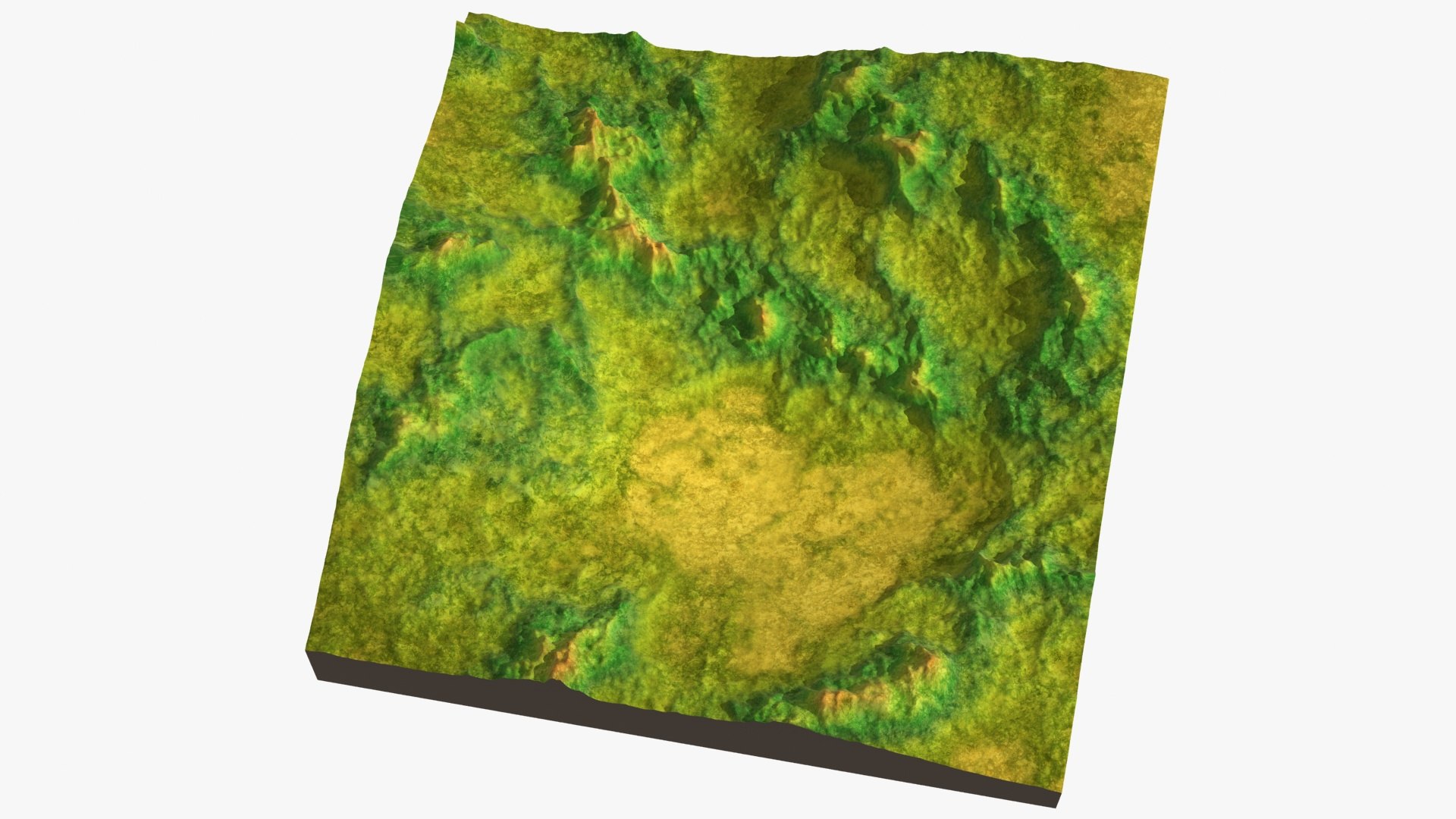 3D model cartoon terrain 02 - TurboSquid 1605931