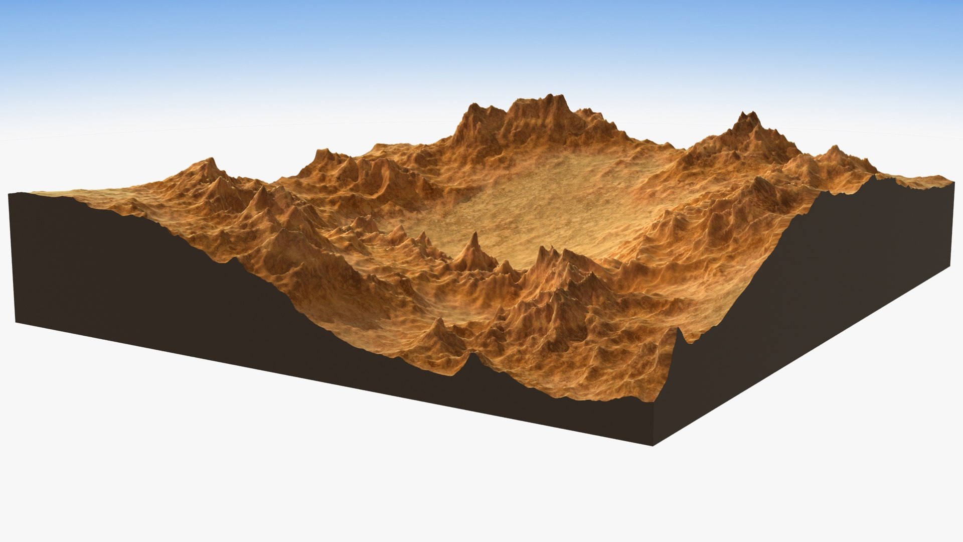 3D Model Cartoon Terrain 02 - TurboSquid 1605931
