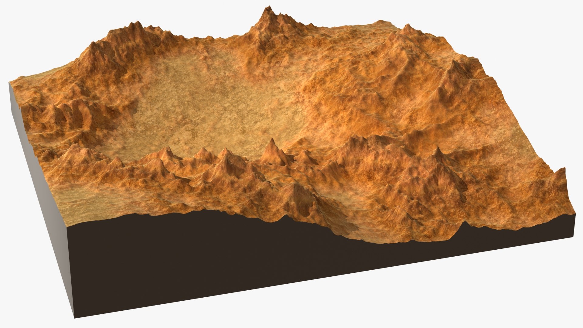 3D Model Cartoon Terrain 02 - TurboSquid 1605931