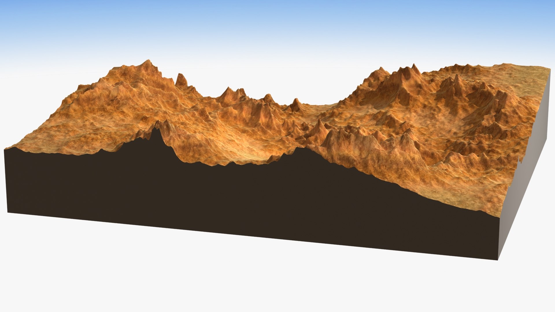 3D model cartoon terrain 02 - TurboSquid 1605931