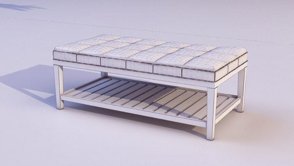 ottoman footrest 3d model