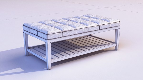 ottoman footrest 3d model