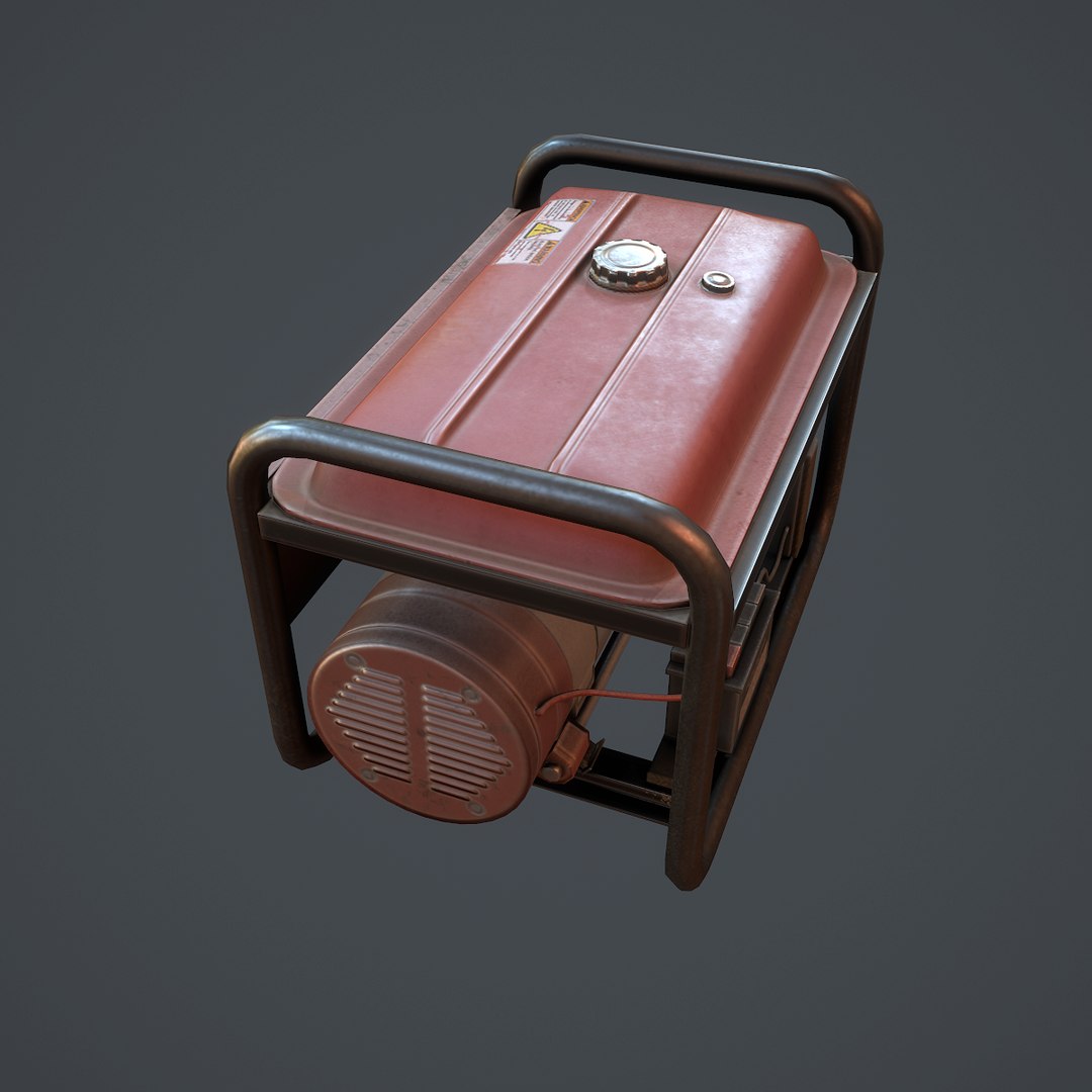 3d Model Portable Generator