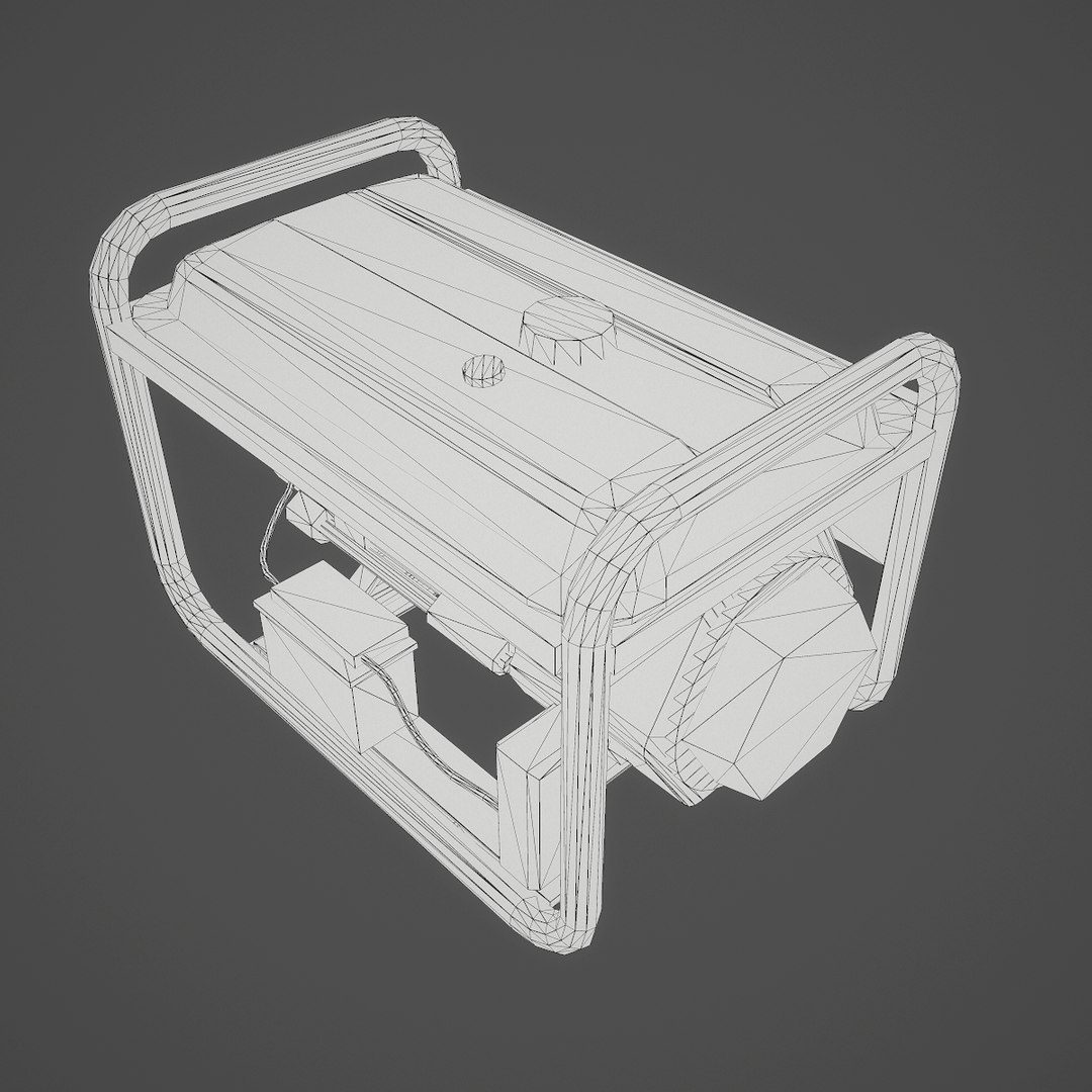 3d Model Portable Generator