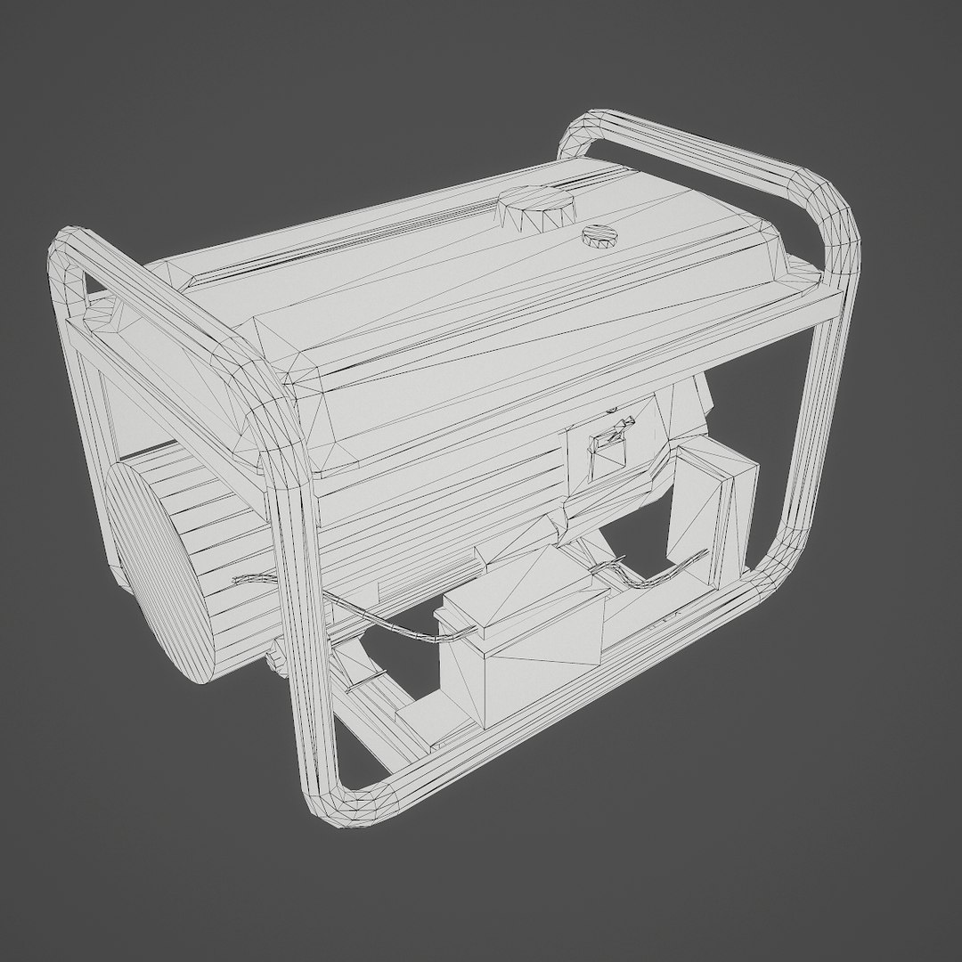 3d Model Portable Generator