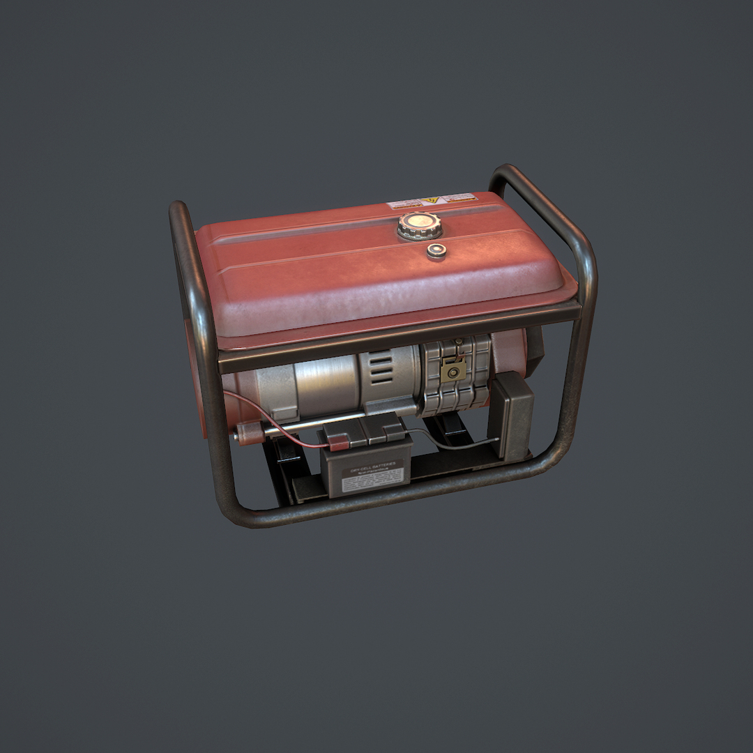 3d Model Portable Generator