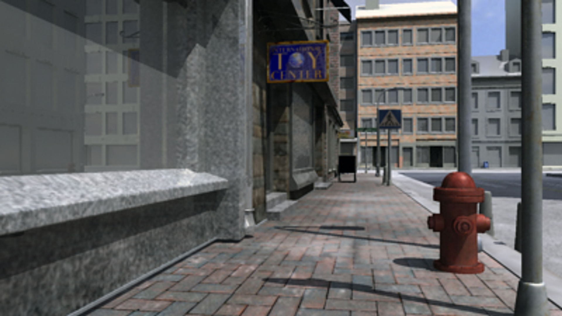 city street 3d model
