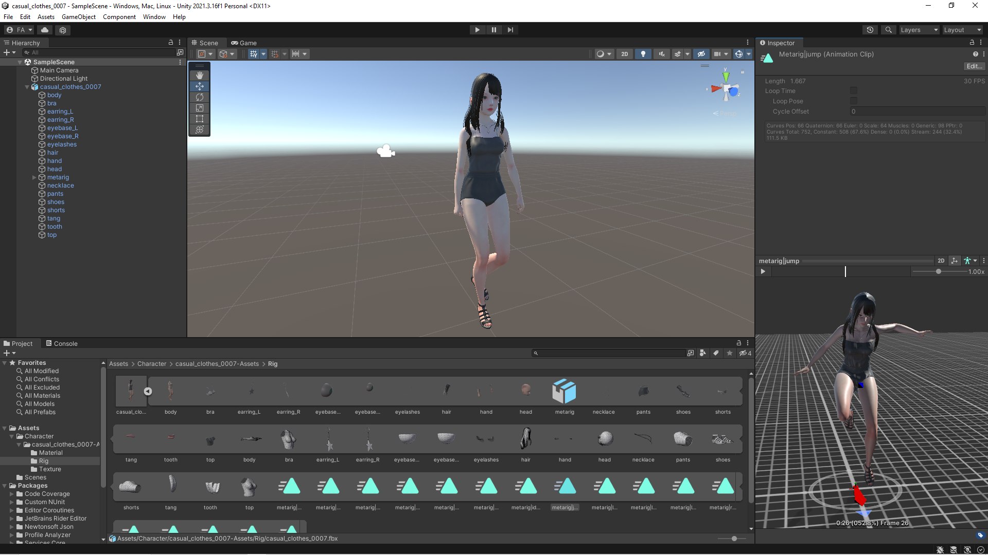 3D Casual Clothing 0007 - UE5 - Unity - Blender - Animated - Realistic ...