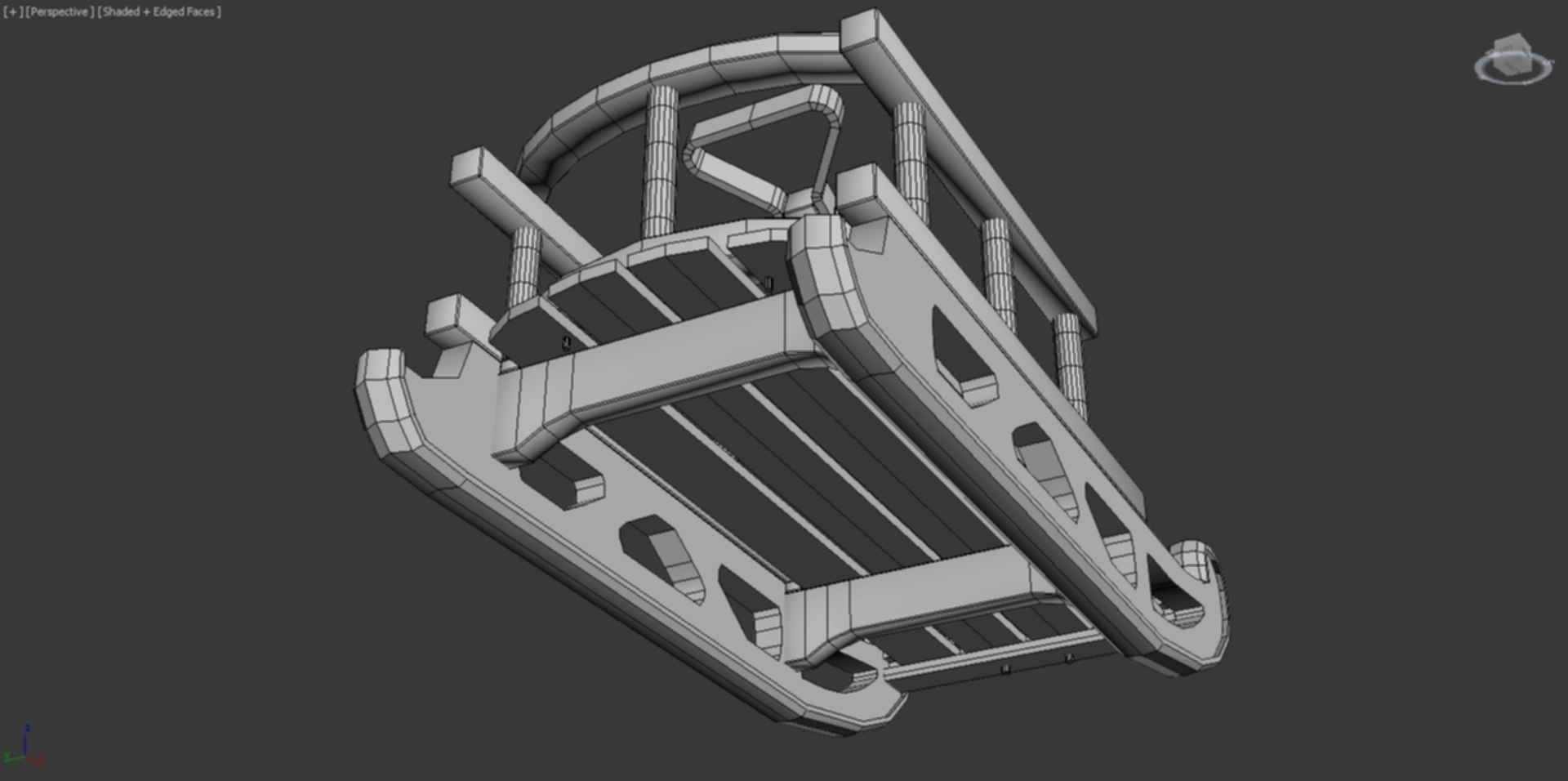 Snow sled 3D model - TurboSquid 1328568