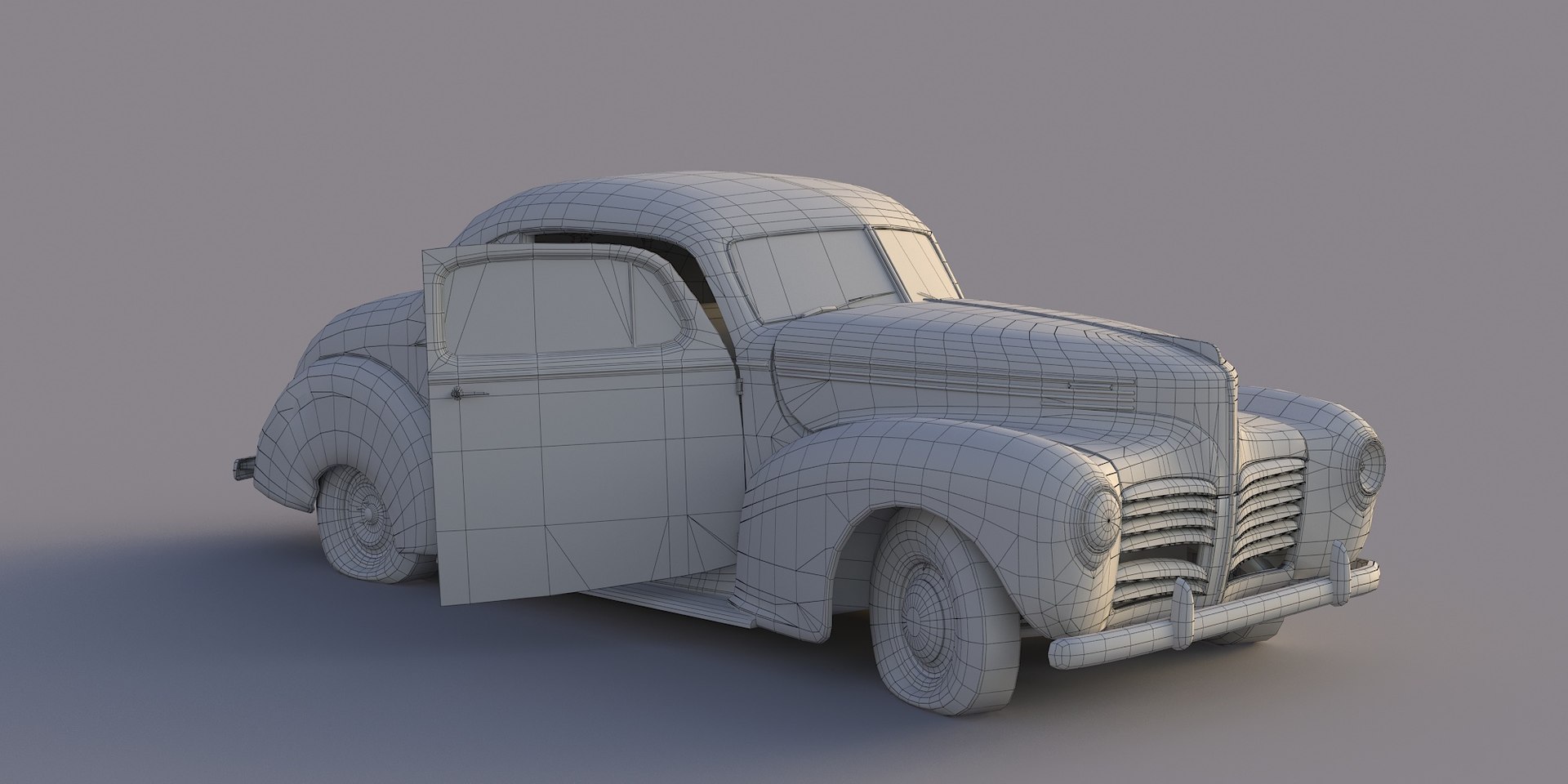 Rusty hudson coupe car model - TurboSquid 1636511