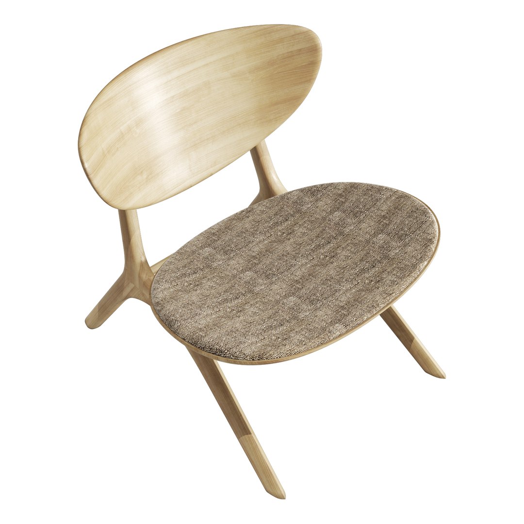 3D Ethnicraft Eye Lounge Chair - TurboSquid 2333696