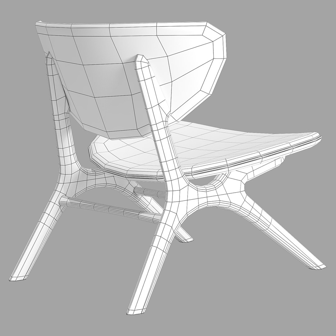 3D Ethnicraft Eye Lounge Chair - TurboSquid 2333696