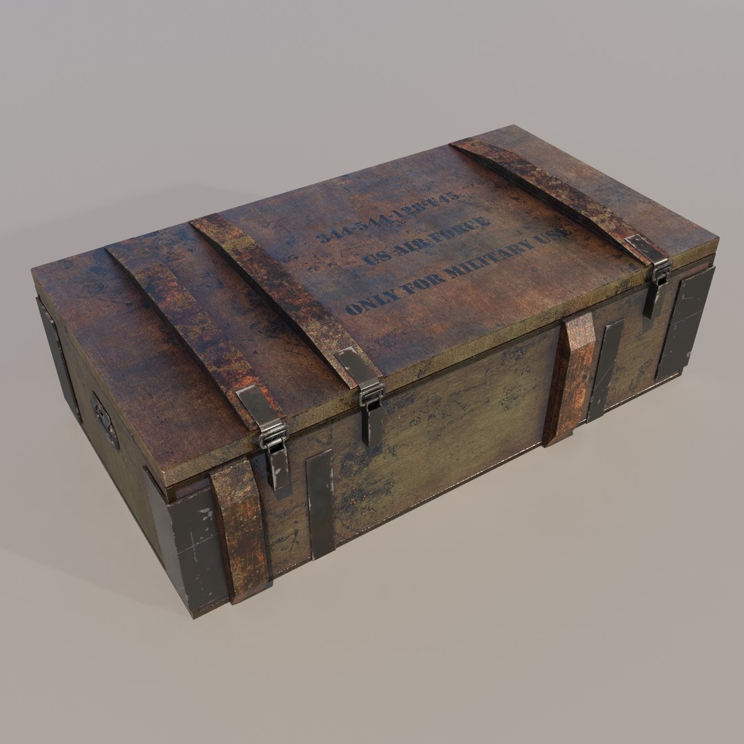 Military Box 01 3D - TurboSquid 1940291