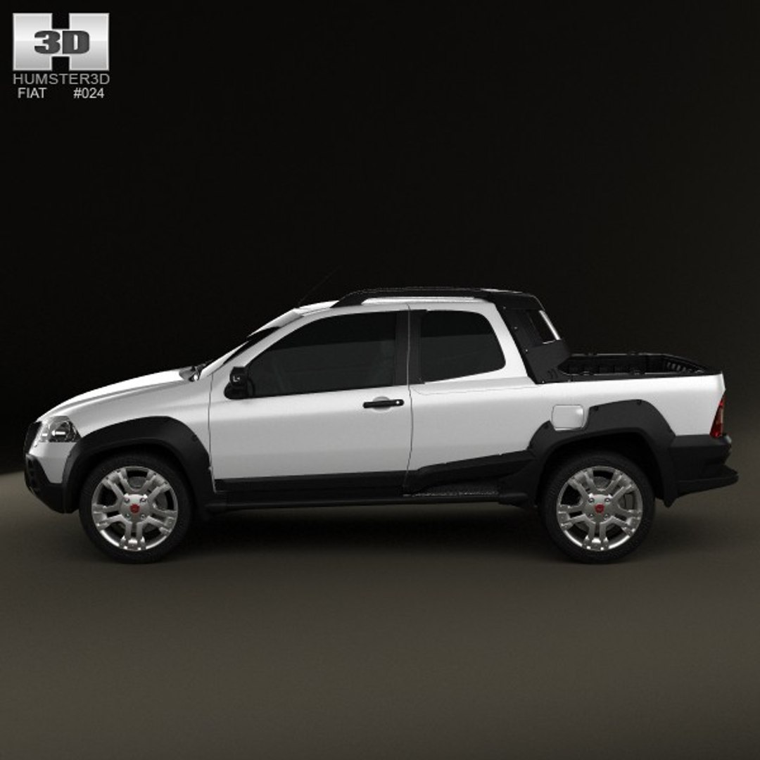 3d fiat strada long