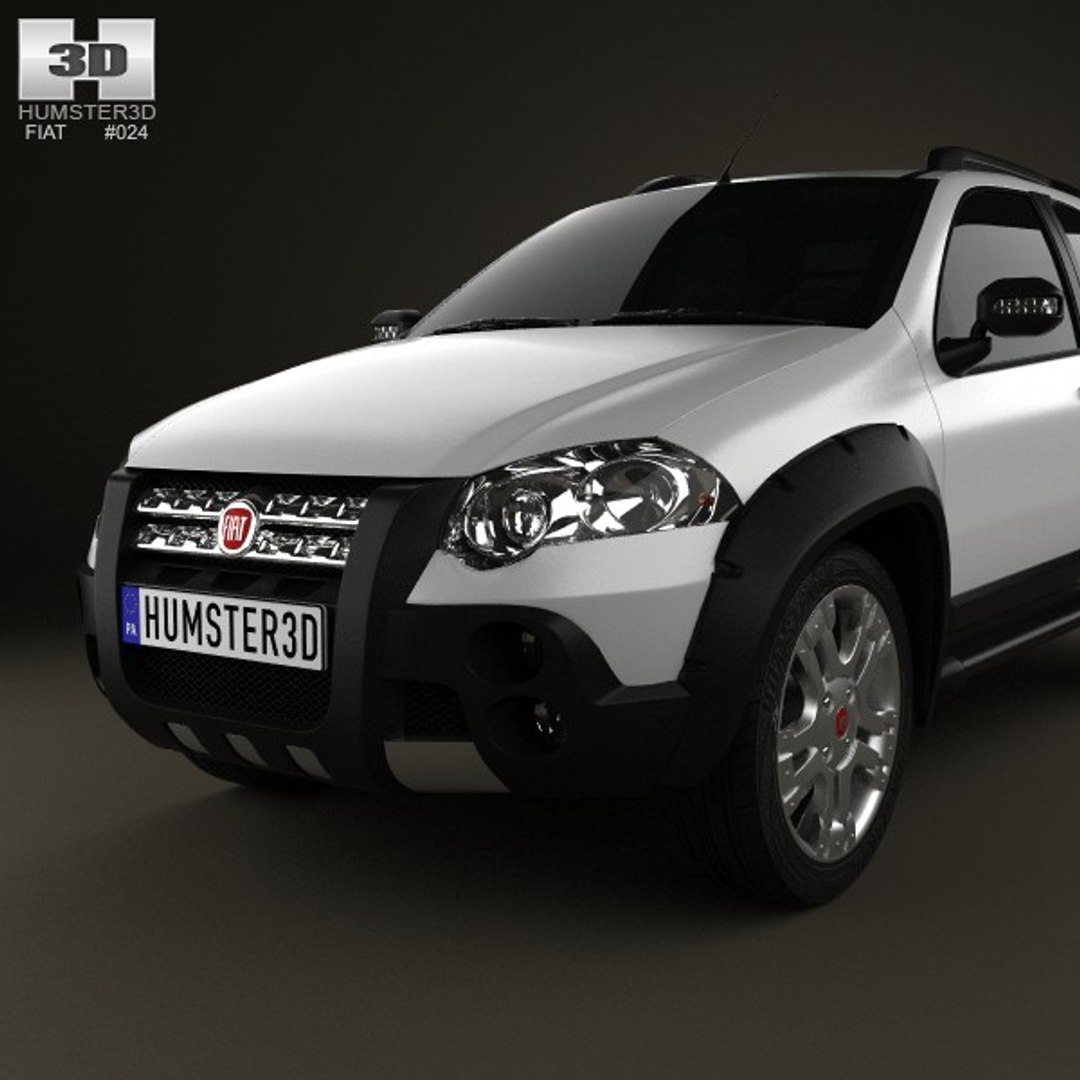 3d fiat strada long