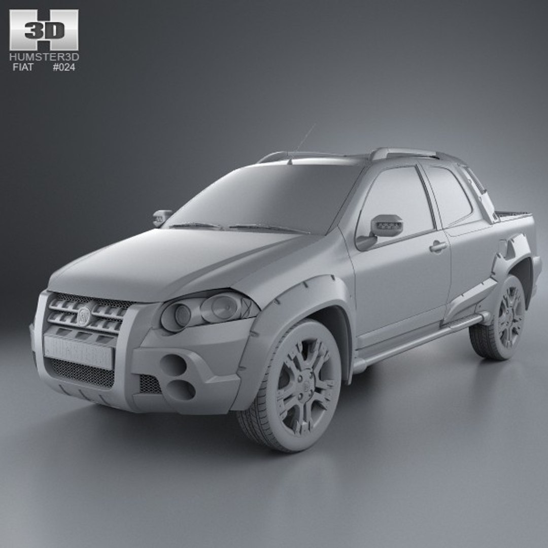 3d fiat strada long
