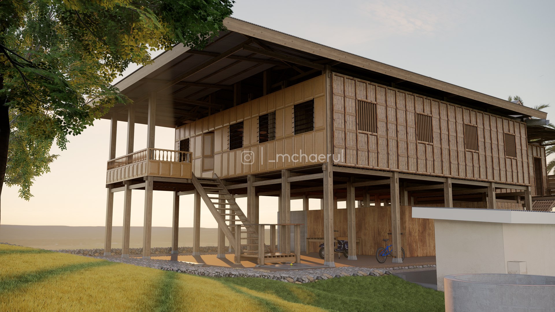 modelo 3d CELEBES TRADITIONAL HOUSE - TurboSquid 2070069