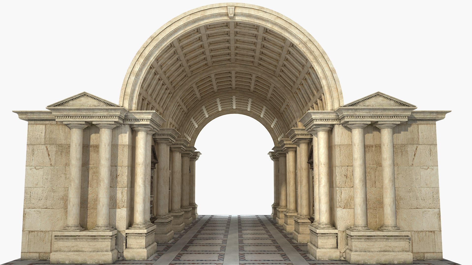 3D Ancient Greek Interior - TurboSquid 1741040