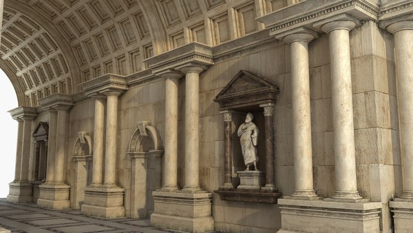 3D Ancient Greek Interior - TurboSquid 1741040