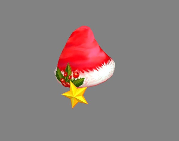 Santa hat 3D model - TurboSquid 1687911