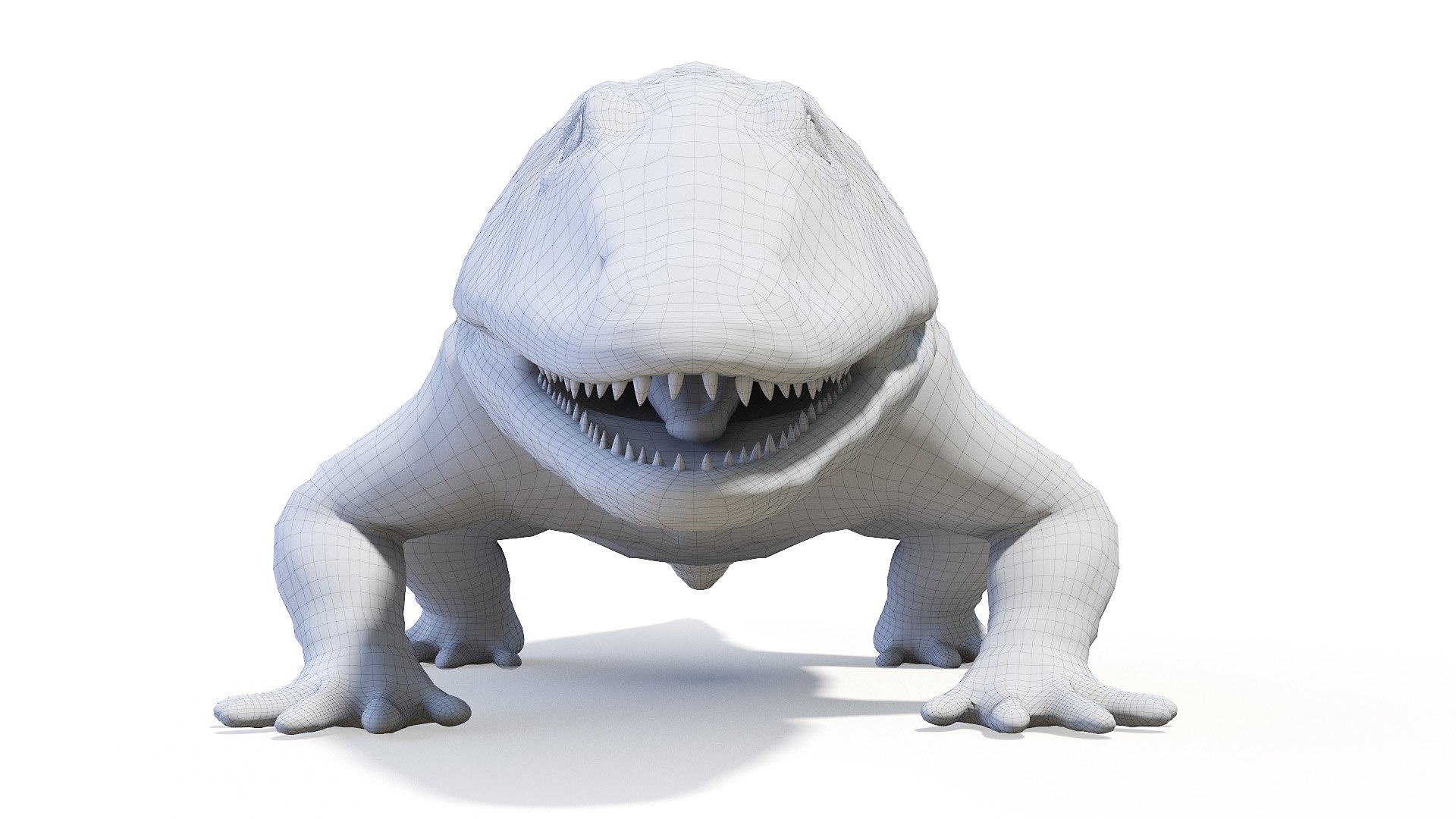 3D Eryops Static - TurboSquid 1899414