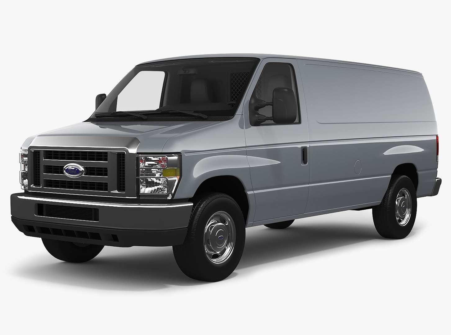 3D e-series e-350 cargo van - TurboSquid 1381135