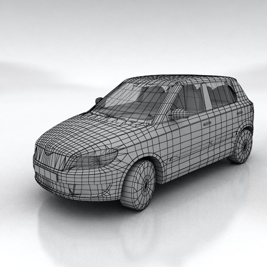 Skoda Fabia 3d Model