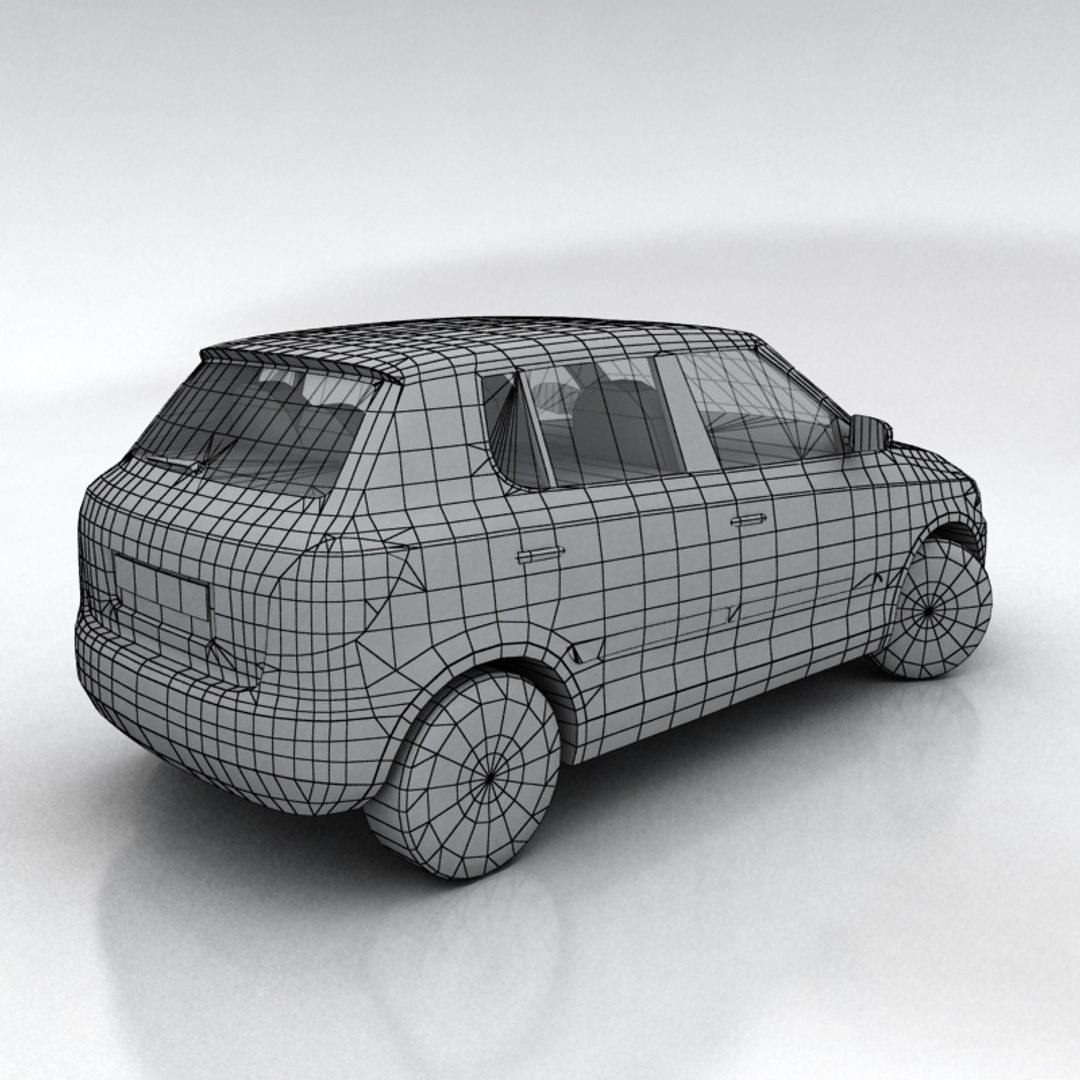 Skoda Fabia 3d Model