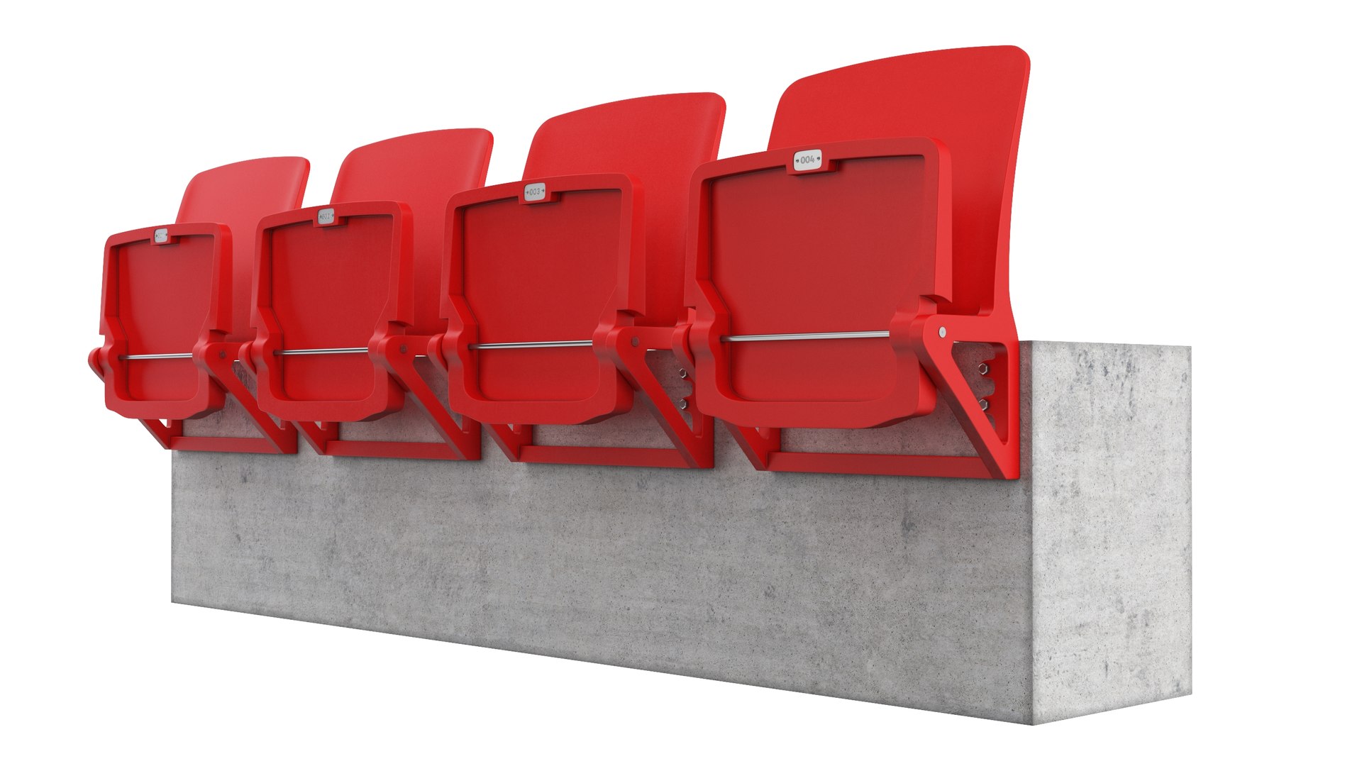 Stadium Seats 3D Model - TurboSquid 2031697