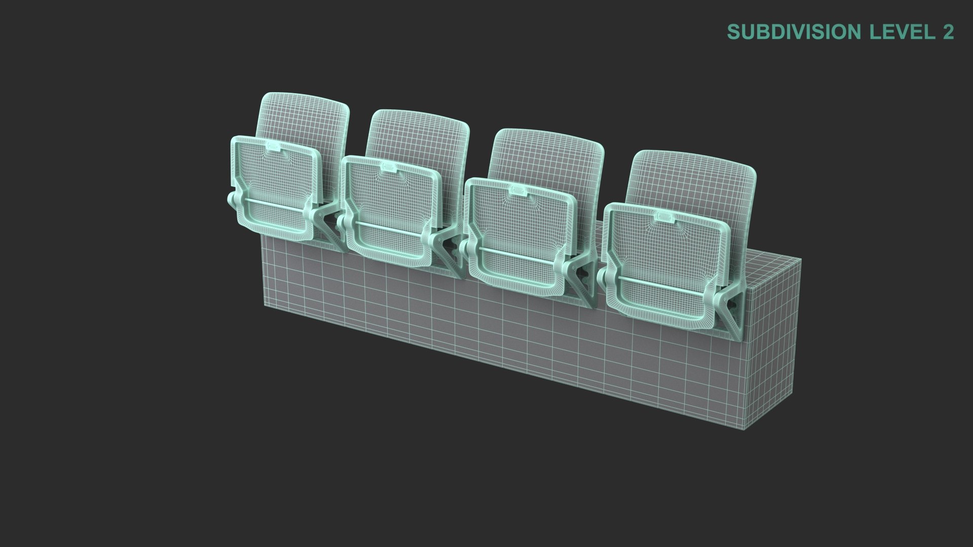 Stadium Seats 3D Model - TurboSquid 2031697