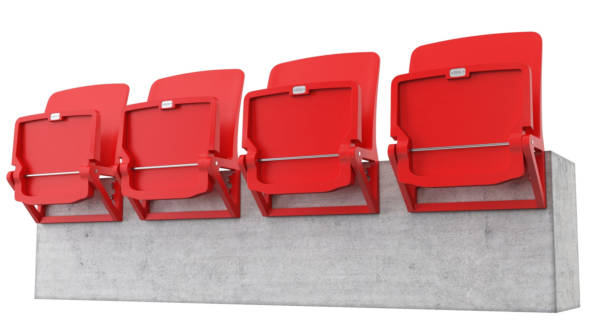 Stadium Seats 3D Model - TurboSquid 2031697