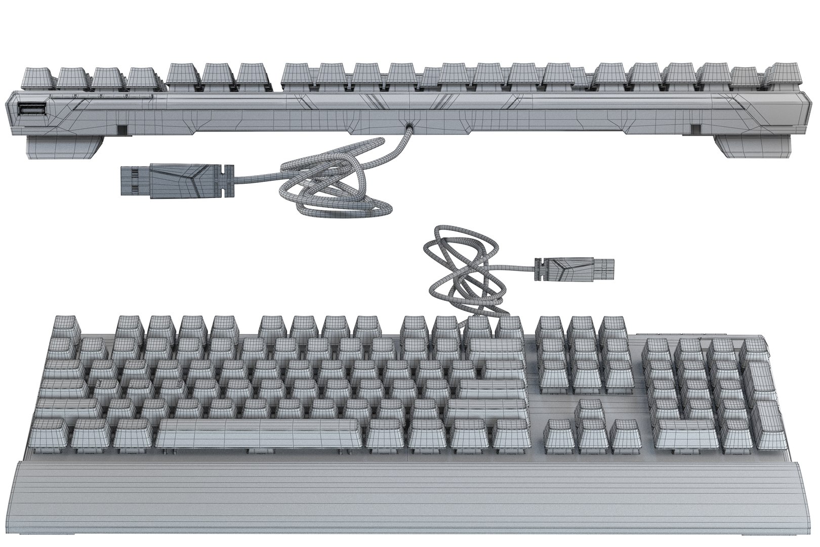 MSI Vigor GK80 3D - TurboSquid 1793317