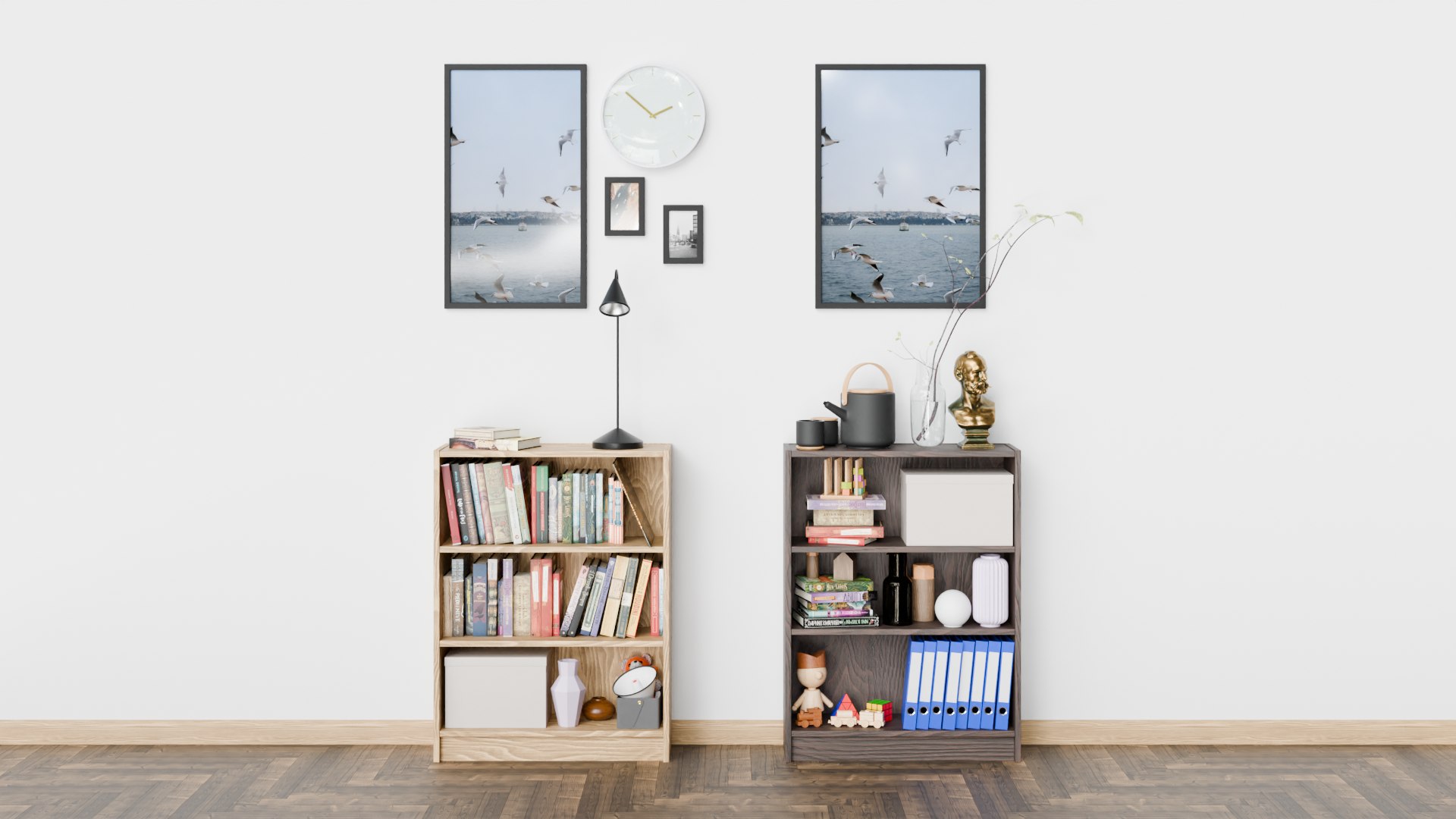 3D Billy Bookcase 106x80x28 Cm Model - TurboSquid 2173180