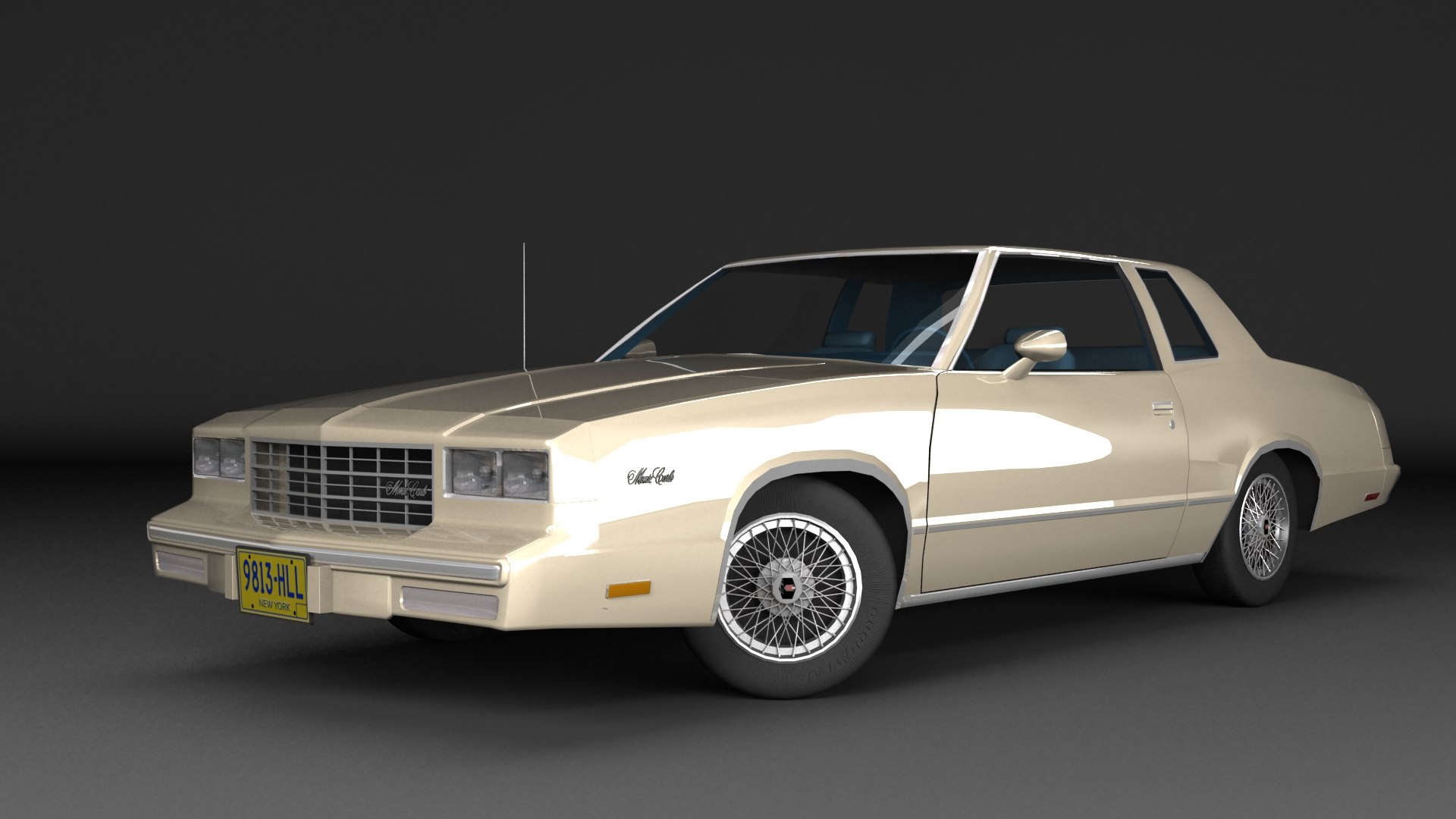 3D 1983 Chevrolet Monte Carlo - TurboSquid 1849781