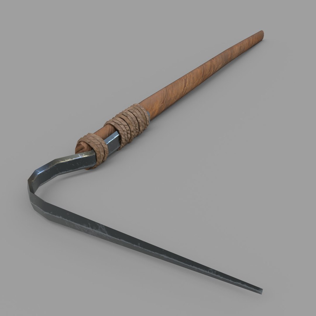 3D Pack of 6 Medieval Farm Rakes and Hoe model - TurboSquid 1723547