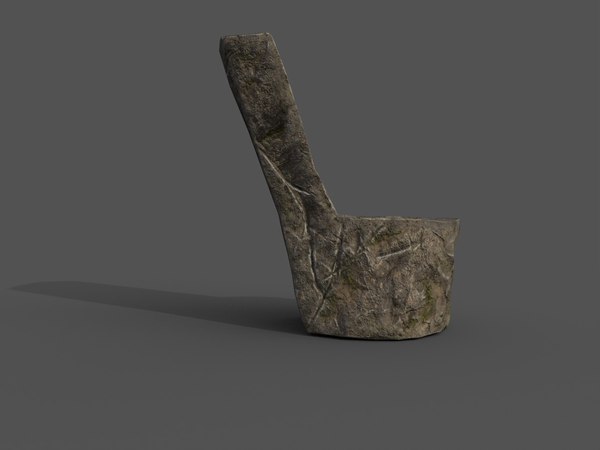 3D chair stone - TurboSquid 1673335