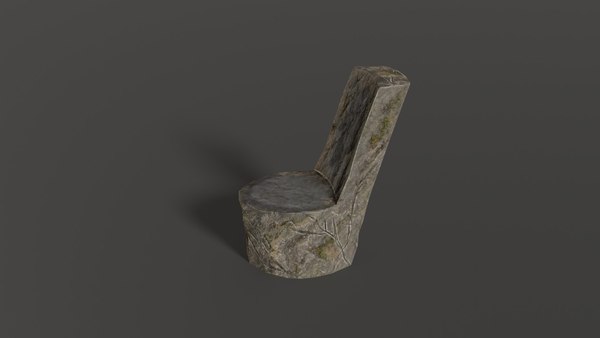 3D chair stone - TurboSquid 1673335