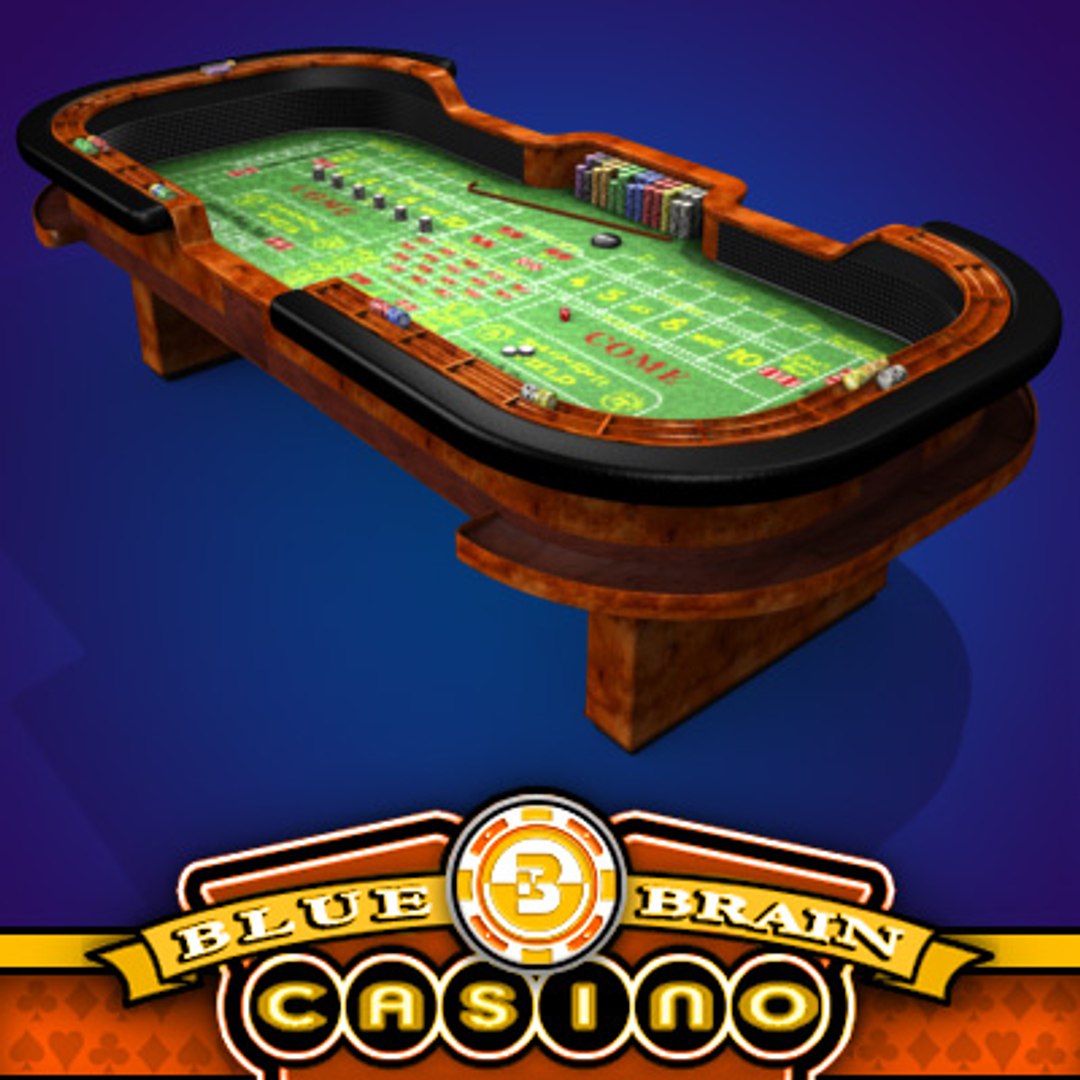 3d model craps table
