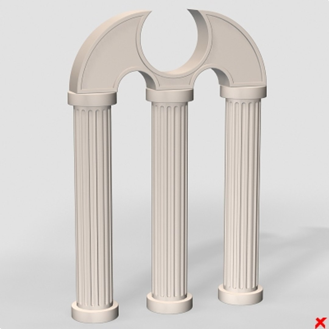 3d Model Column