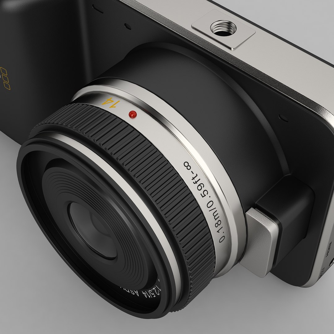 3d blackmagic pocket camera model