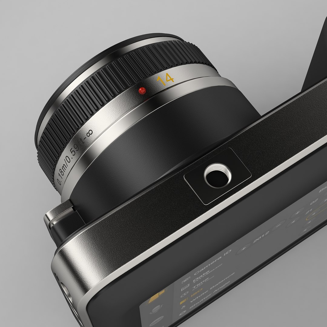 3d blackmagic pocket camera model