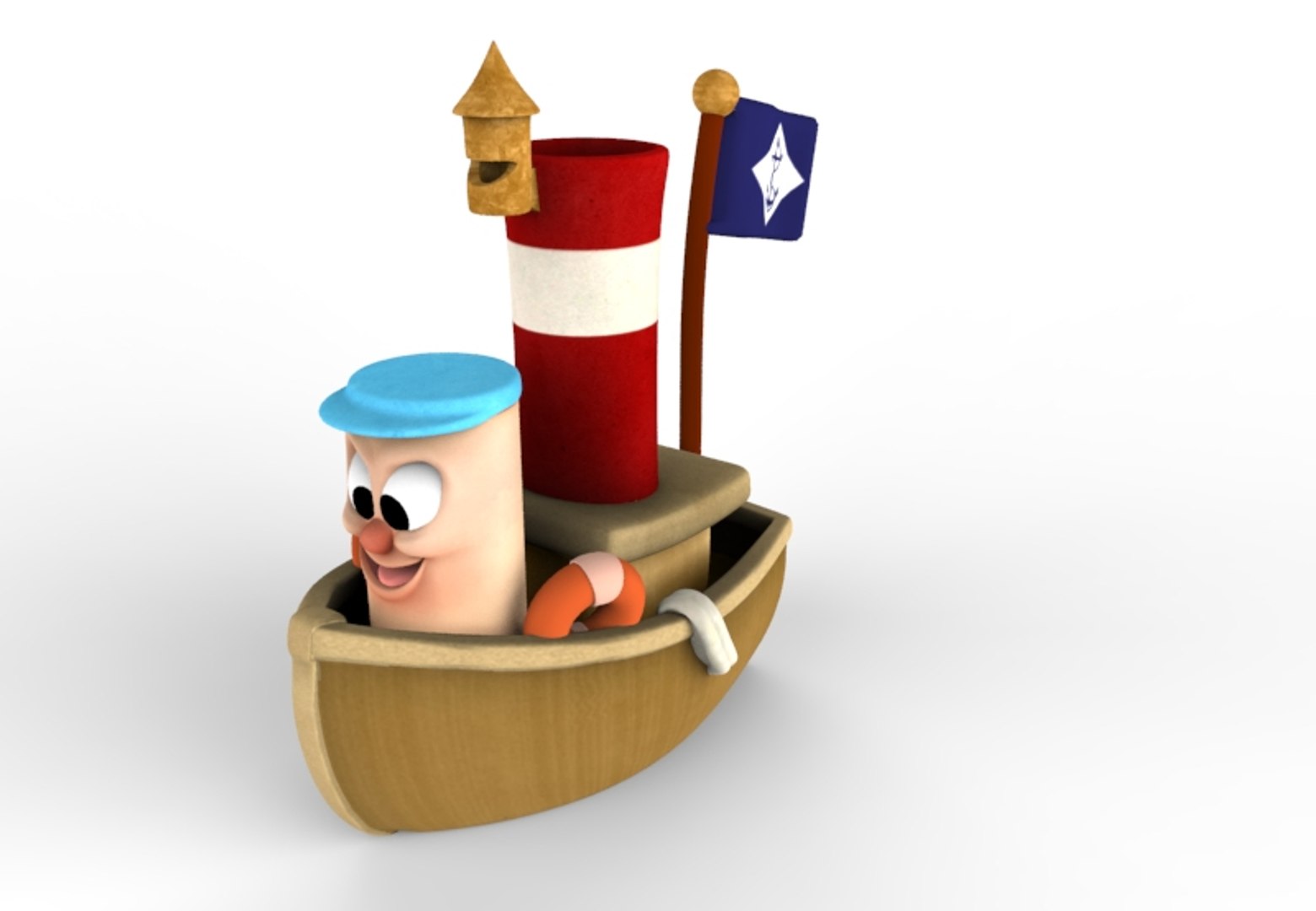 Little Toot 3d Model