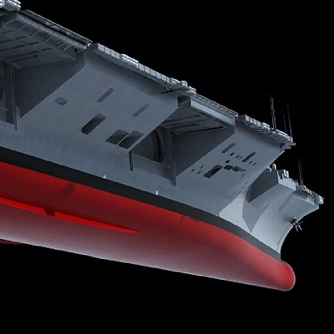 uss cvn-78 navy 3d model