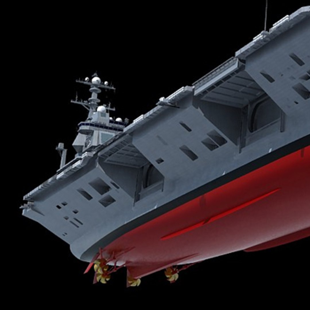uss cvn-78 navy 3d model