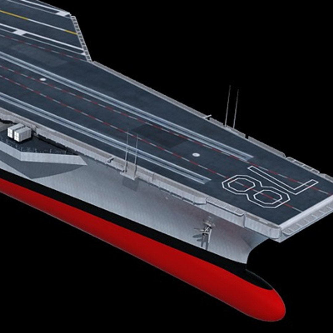 uss cvn-78 navy 3d model