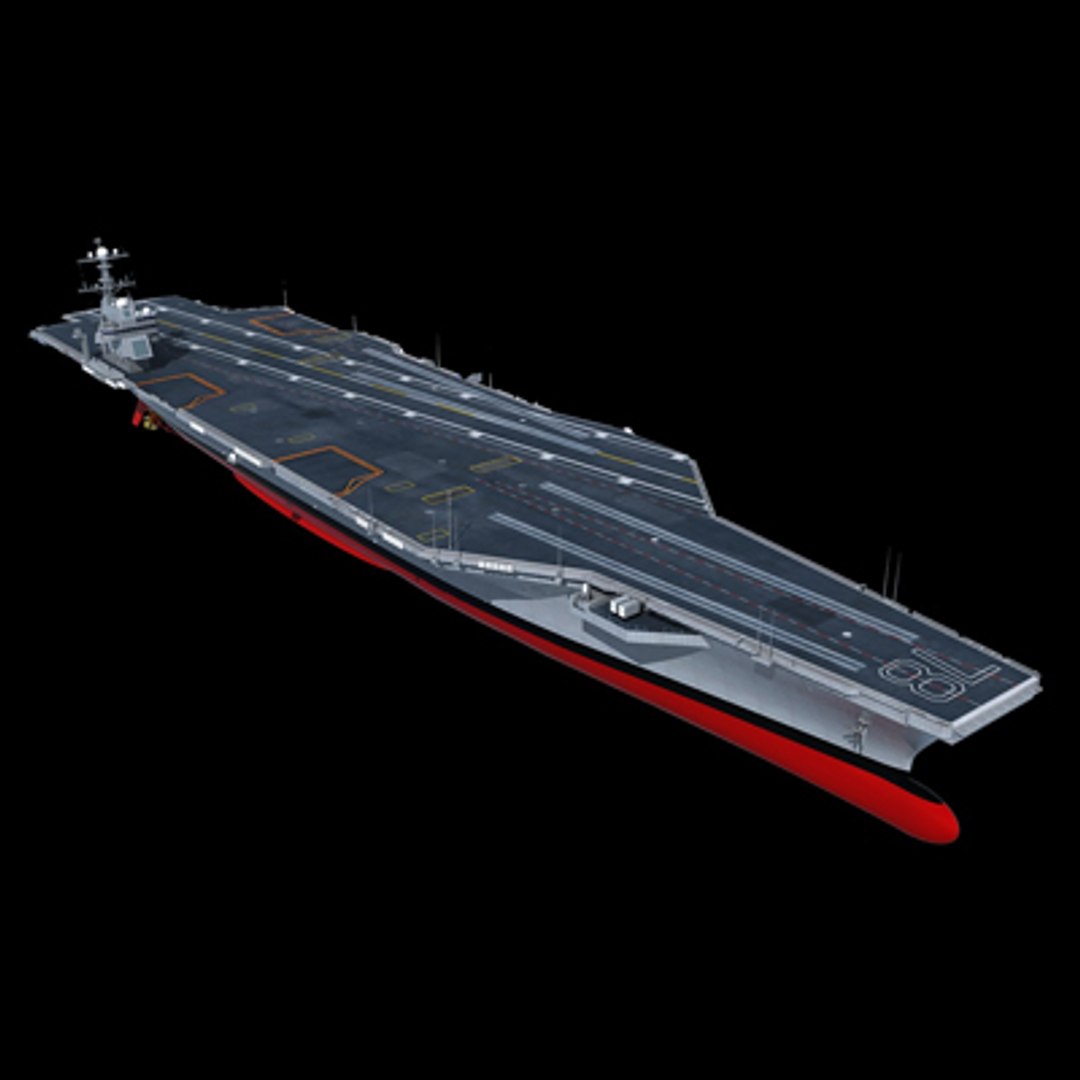 uss cvn-78 navy 3d model