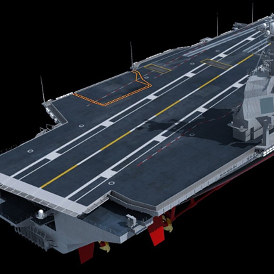uss cvn-78 navy 3d model