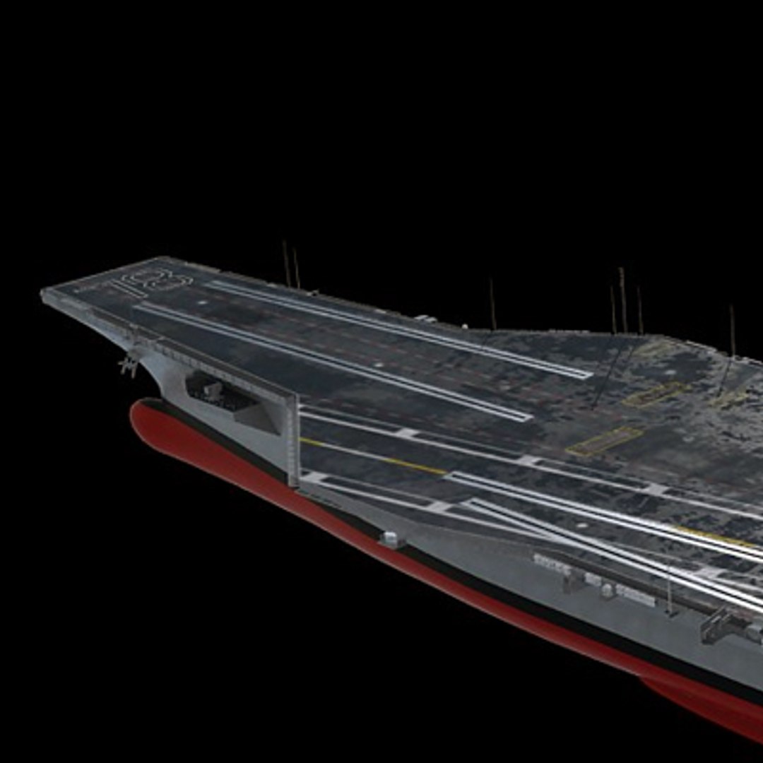 uss cvn-78 navy 3d model